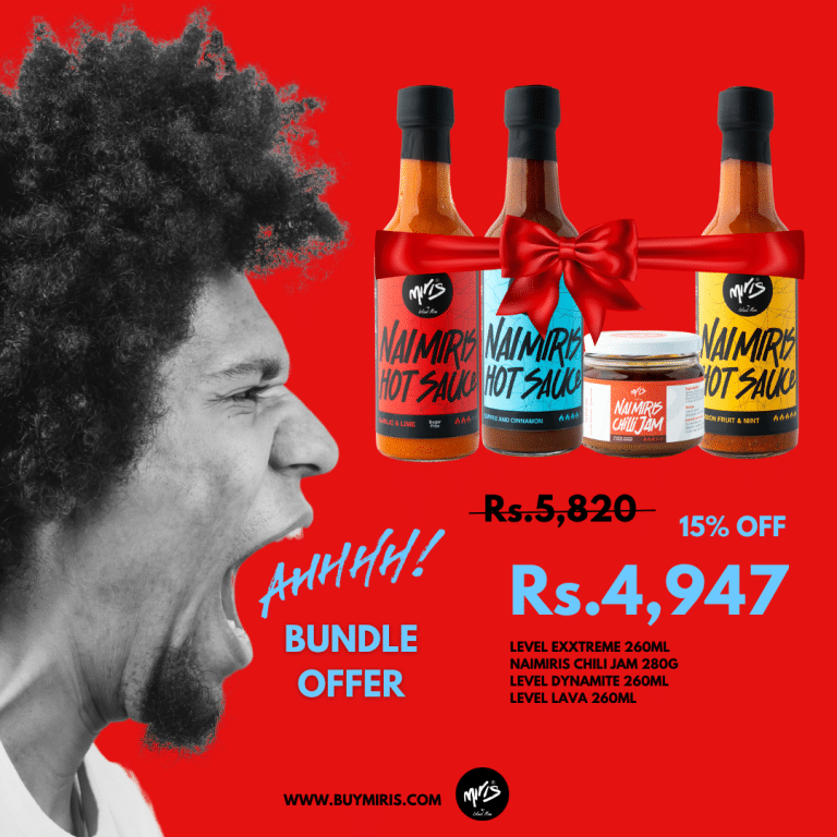 Nai Miris Hot Sauce - Miris by Islandmom